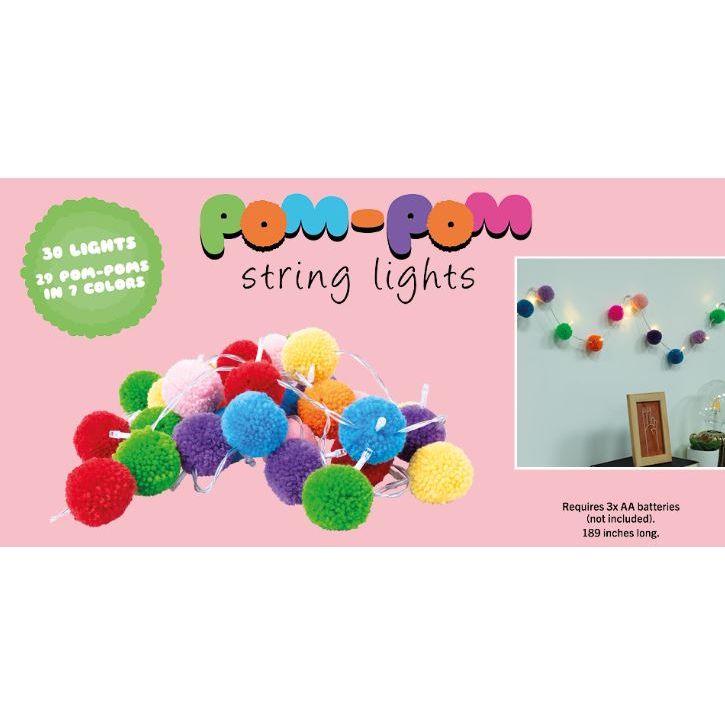 Kindness and Joy Toys | Pom Pom String Lights